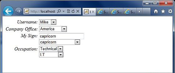 Struts2 表单标签 - Struts2教程